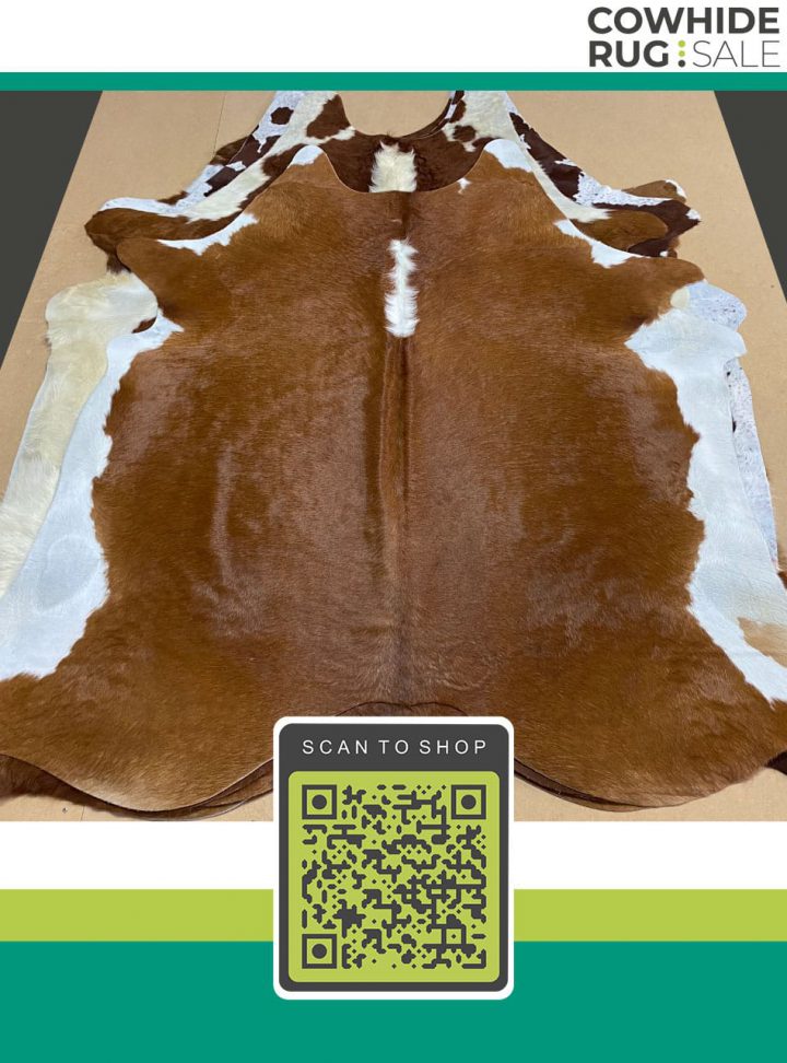 Reverse Zebra Cowhide 6′ x 7′ AP-04-05 | COWHIDE RUG SALE