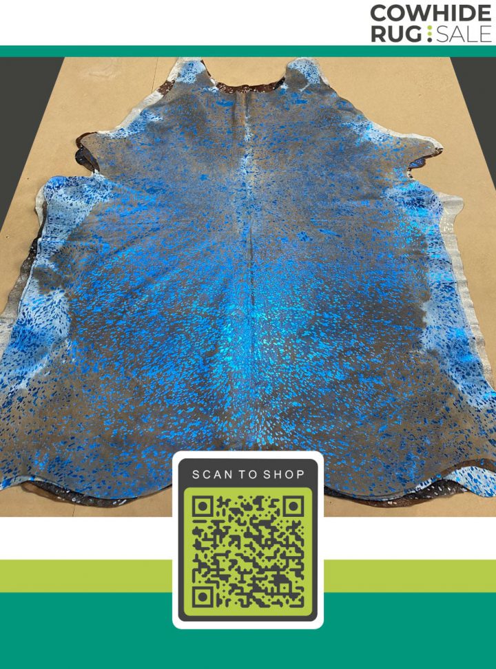 Exclusive Aberdeen Cowhide 6′ x 7′ BW-12-167 | COWHIDE RUG SALE