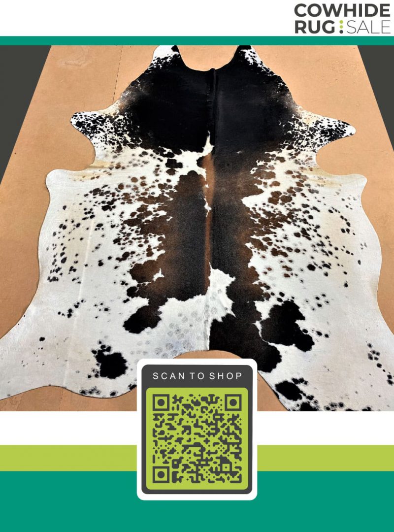 Large Texas Longhorn Cow Hide 7′ x 8′ LH-23-57 | COWHIDE RUG SALE