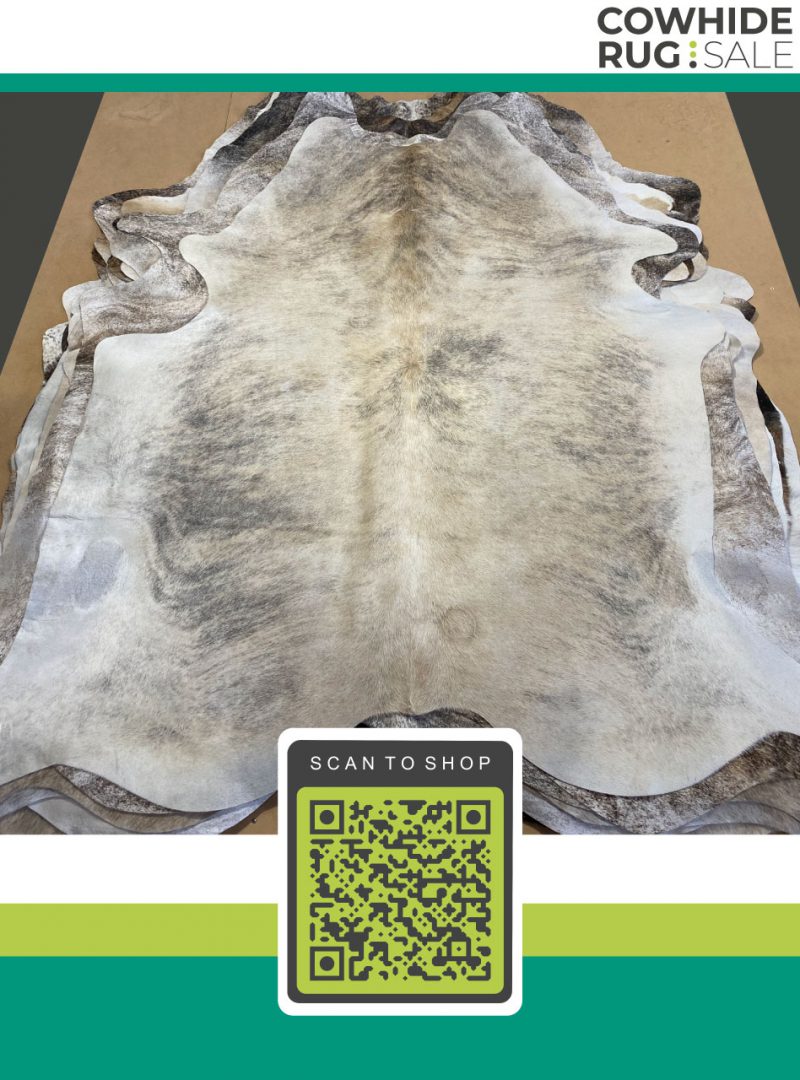 Large Light Cowhide 7′ x 8′ LI-25-166 | COWHIDE RUG SALE