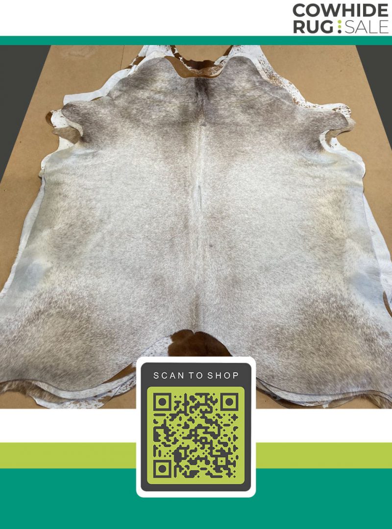 Large Light Cowhide 7′ x 8′ LI-25-166 | COWHIDE RUG SALE