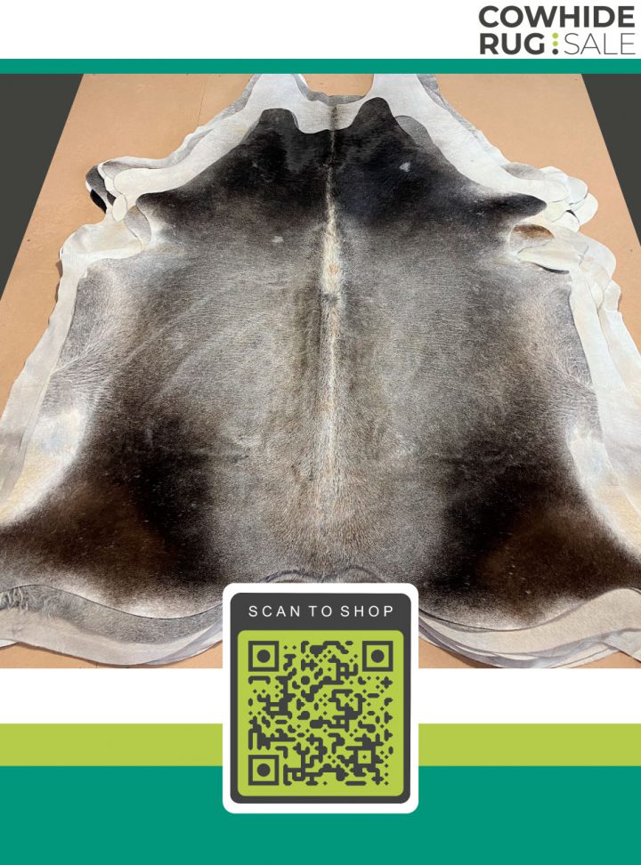 Large Light Cowhide 7′ x 8′ LI-25-166 | COWHIDE RUG SALE