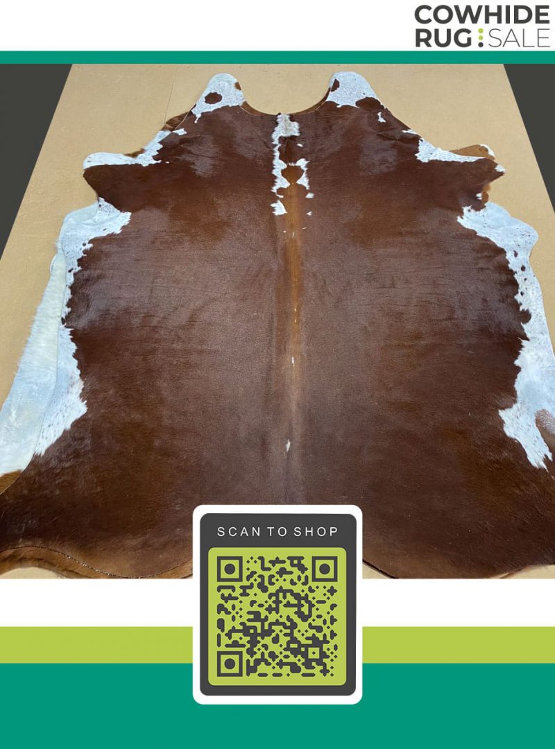 Salt and Pepper Cow Hide 5′ x 6′ SP-28-224 | COWHIDE RUG SALE