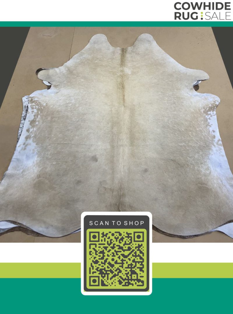 Large Light Cowhide 7′ x 8′ LI-25-166 | COWHIDE RUG SALE