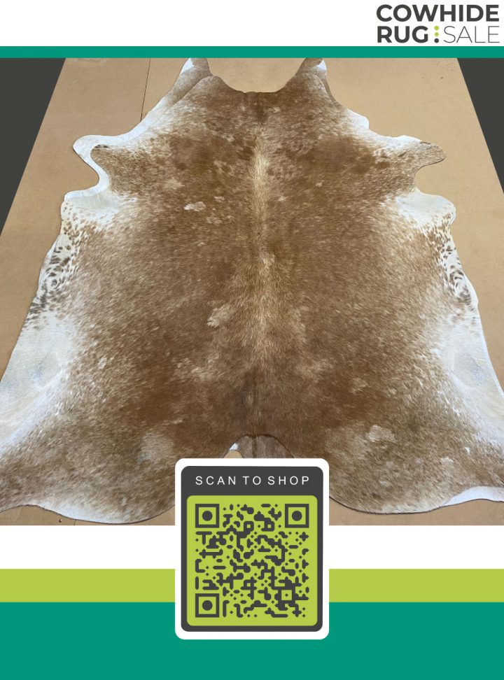 Large Light Cream Hide 7′ x 8′ CR-6-151 | COWHIDE RUG SALE