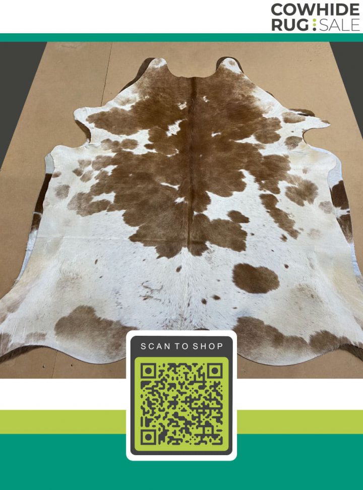 Large Longhorn Cow Skin 7′ x 8′ LH-24-359 | COWHIDE RUG SALE