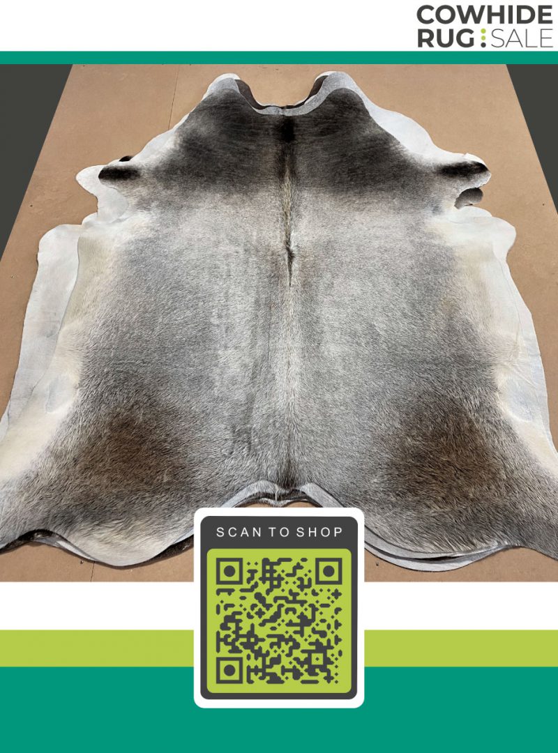 Large White Cowhide 7′ x 8′ WH-23-42 | COWHIDE RUG SALE