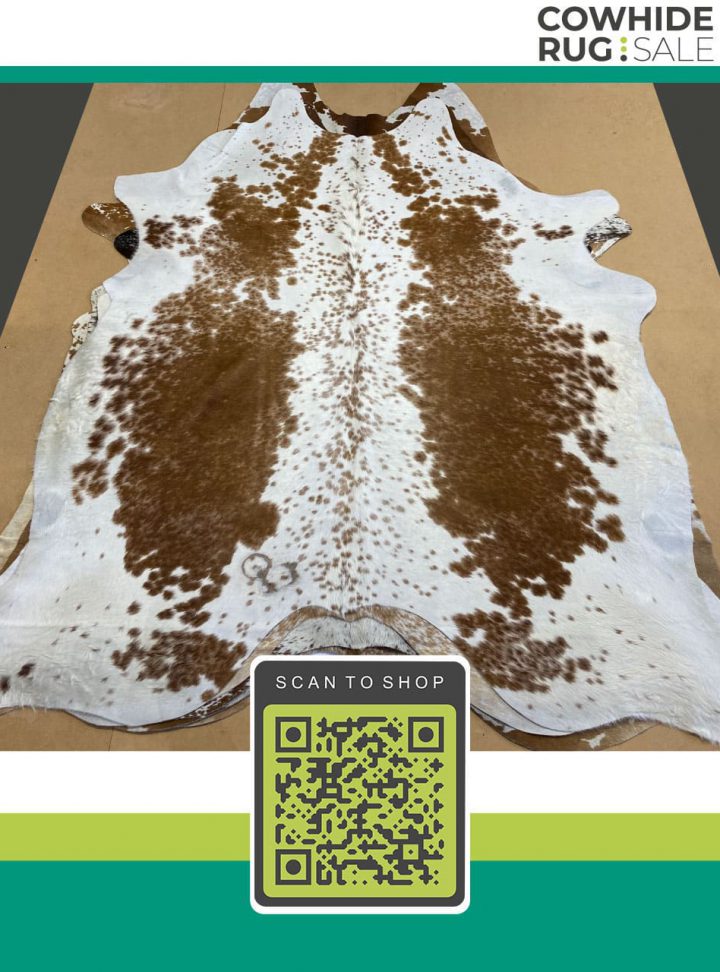 Small Brindle Hide 5′ x 6′ BR-24-487 | COWHIDE RUG SALE