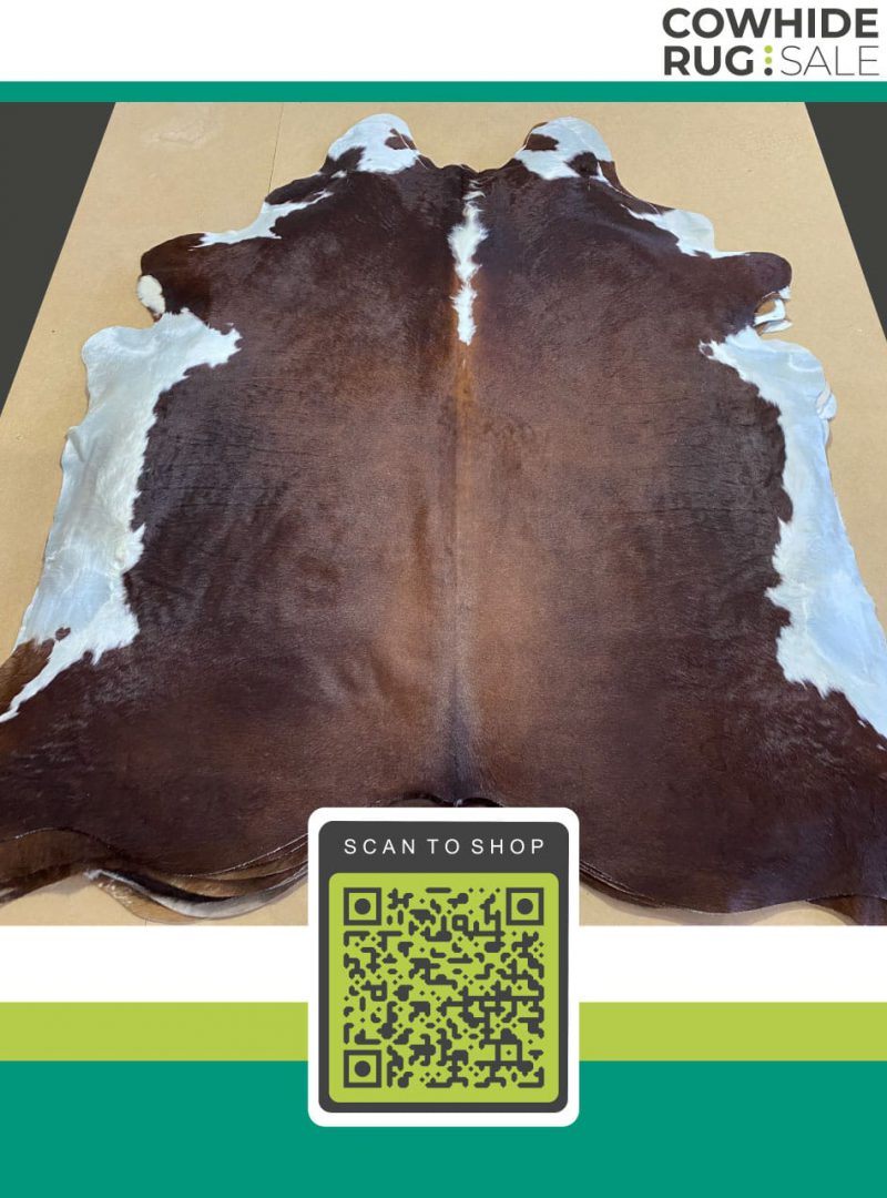 Large Texas Longhorn Cow Hide 7′ x 8′ LH-23-57 | COWHIDE RUG SALE