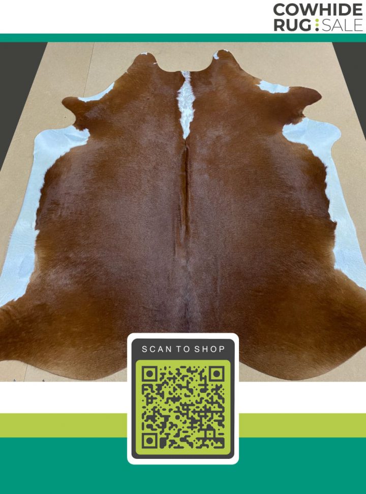 Large Light Cowhide 7′ x 8′ LI-25-166 | COWHIDE RUG SALE