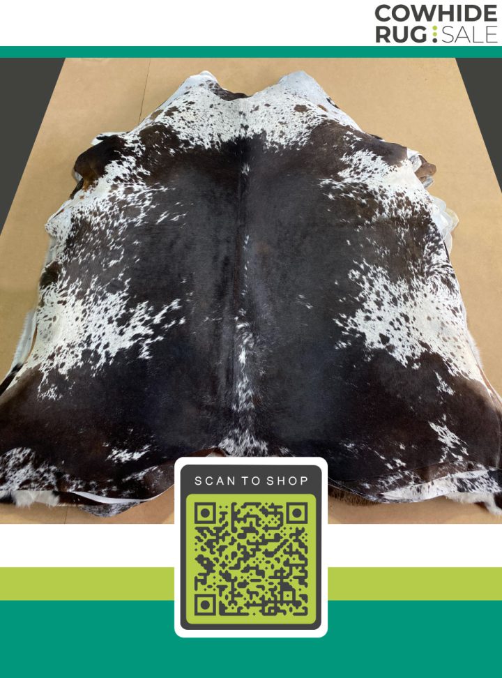 Small Longhorn Cow Skin 5′ x 6′ LH-10-260 | COWHIDE RUG SALE