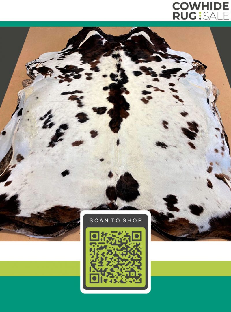 Large Texas Longhorn Cow Hide 7′ x 8′ LH-23-57 | COWHIDE RUG SALE