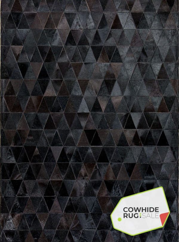 Triangle Mosaic Rug | Patchwork Rugs | COWHIDE RUG SALE